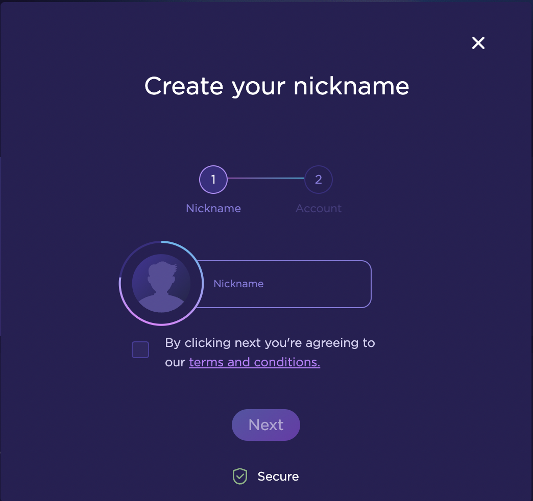 How to create your Blast account
